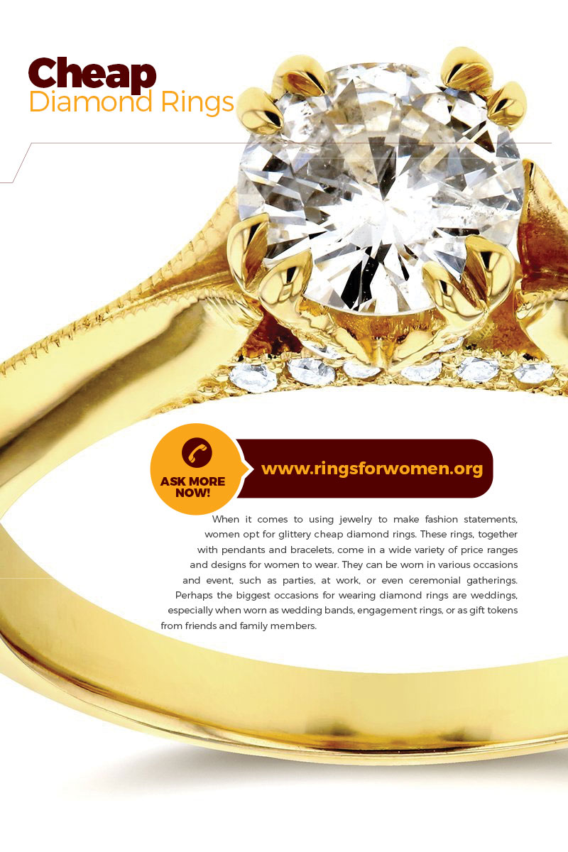 The Latest Trends In Wearing Cheap Diamond Rings