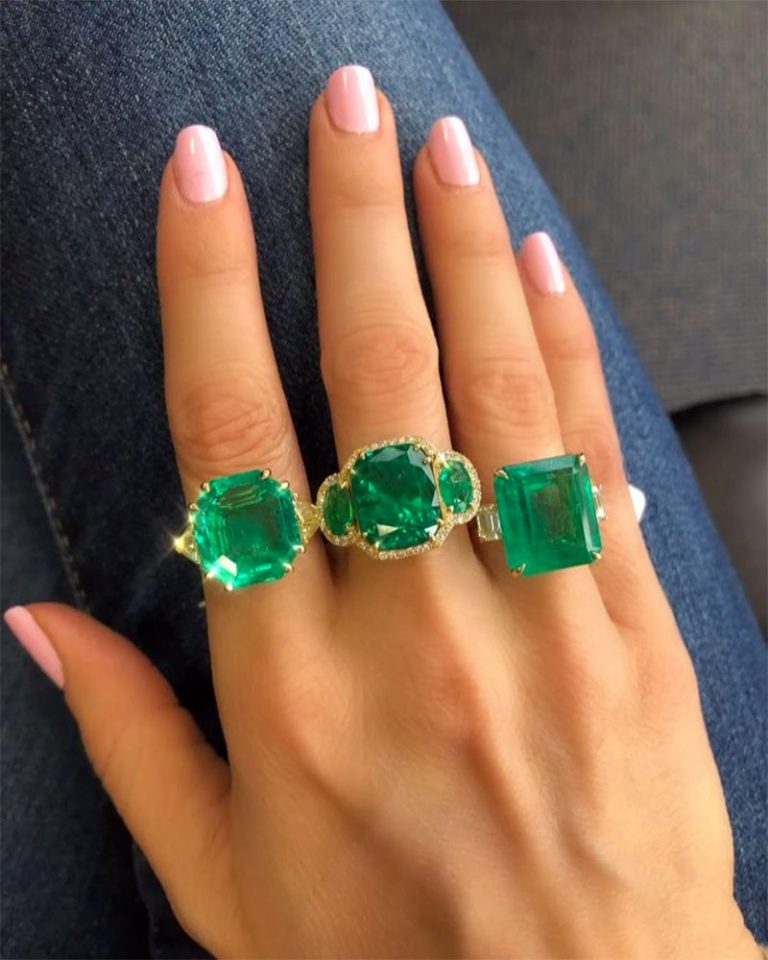 Unique and Elegant Emerald Engagement Rings | Rings For Women